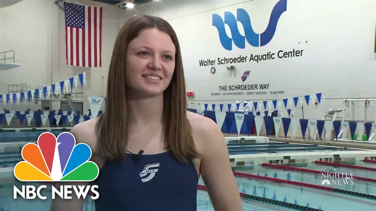 Teen Swimmer Wins State Title After Recovering From Shark Attack - YouTube