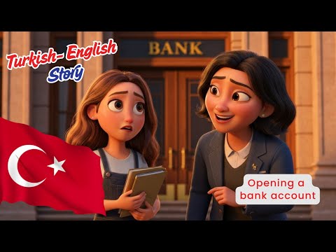 🏦 Open a Bank Account in Turkish | Beginner English-Turkish Conversation 🇹🇷