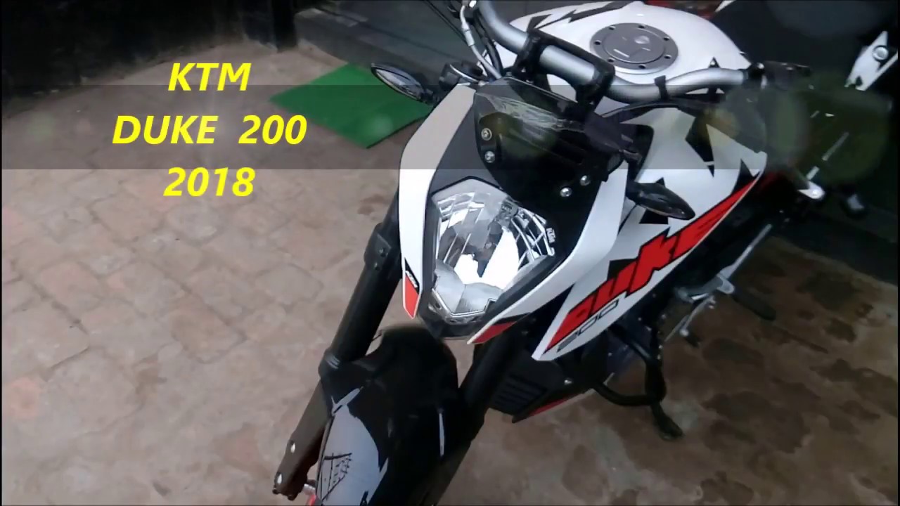 KTM DUKE 200 || 2018 || MODEL BY SKR RIDER - YouTube