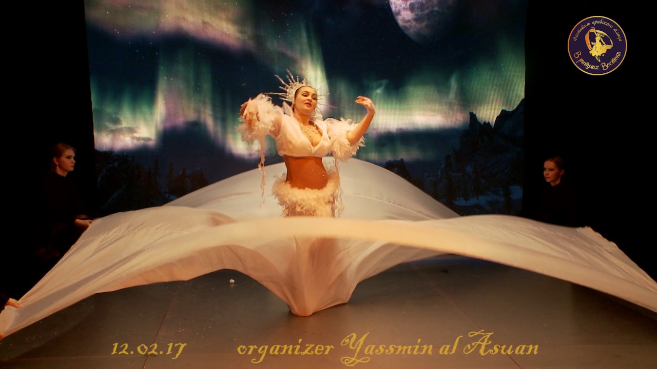 Yassmin - russian bellydancer. "WINTER" show-bellydance 2017 - YouTube