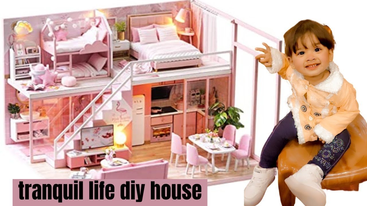 DIY miniature doll house | how to assemble tranquil life DIY house ...