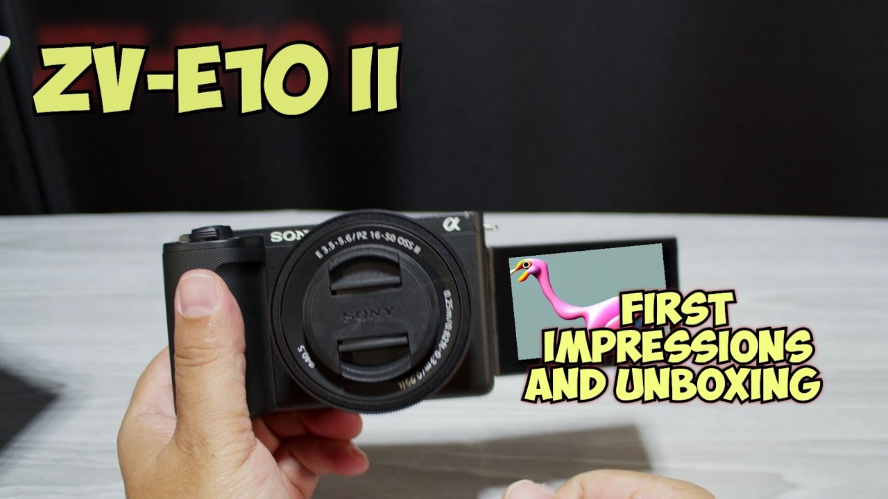 Sony Alpha ZVE10 II First Impressions and Unboxing- Inflewence's Tech ...