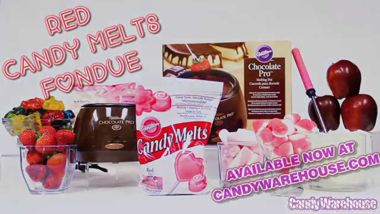 Valentine's Day Fondue Tutorial | Red Candy Melts - YouTube
