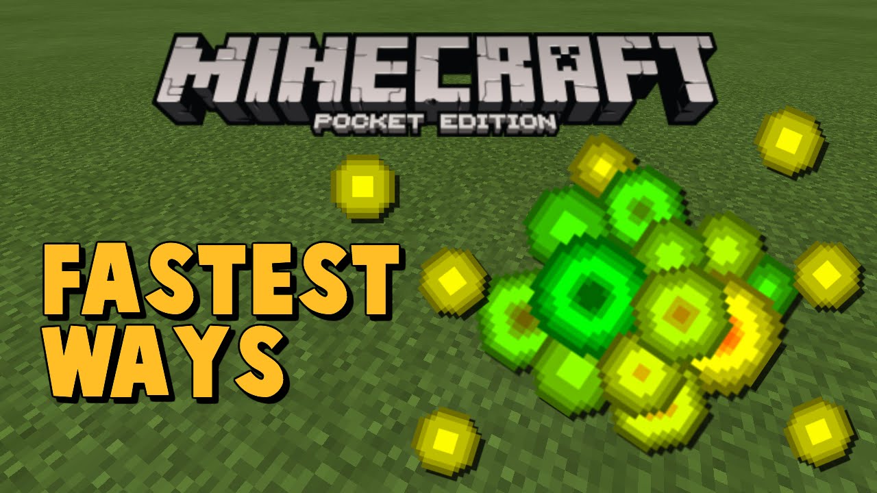Top 3 Fastest Ways To Get Experience In Minecraft Pocket Edition - YouTube
