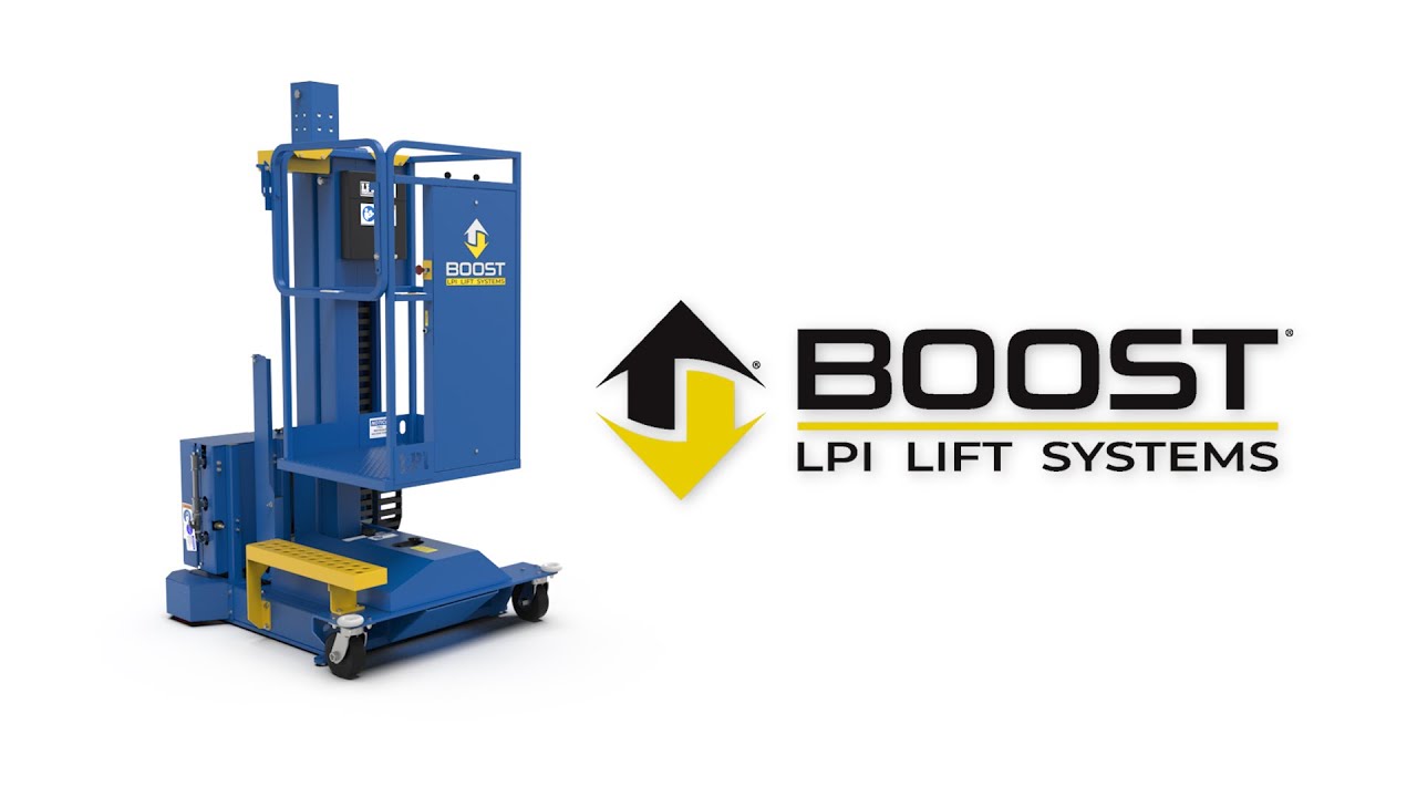 The BOOST lift by LPI Lift Systems. A self-propelled pneumatic ...
