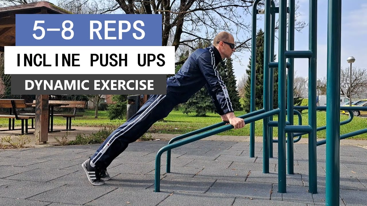 Incline Push Ups For Building Chest Muscles - YouTube