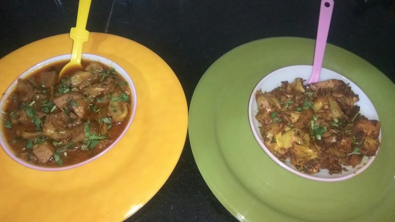 Kathal ki dry aur wet sabzi - YouTube