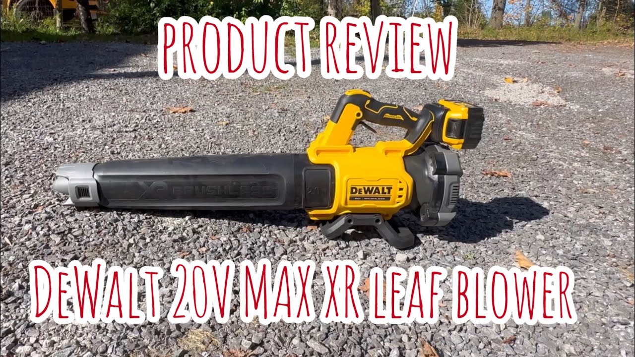 A Farmers Review of the DeWalt 20V MAX XR Leaf Blower - YouTube