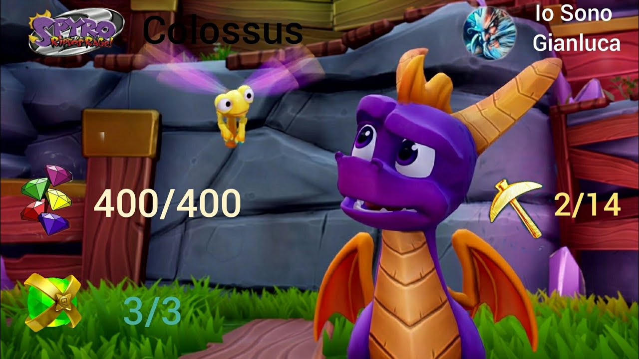 Spyro 2 Ripto's Rage: Reignited Trilogy - Colossus 100% Parte 3 - YouTube