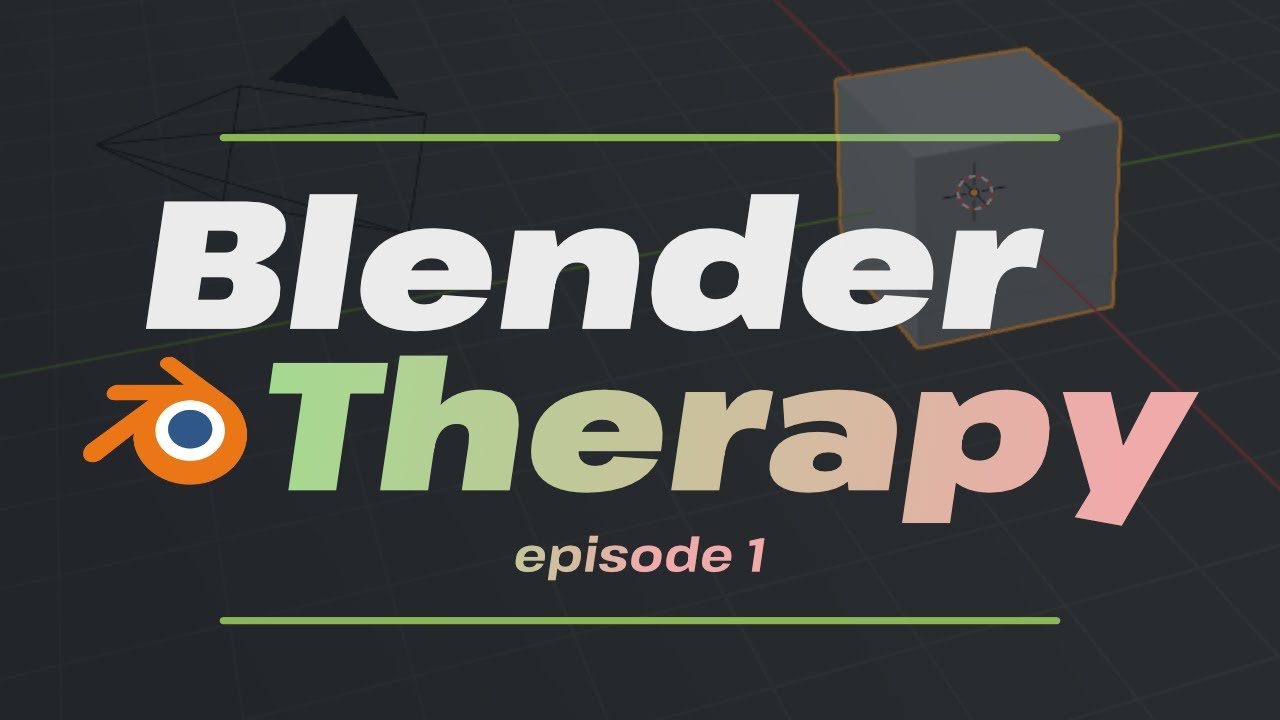 Product Designer Learns Blender from Scratch | Blender Therapy Ep01 ...