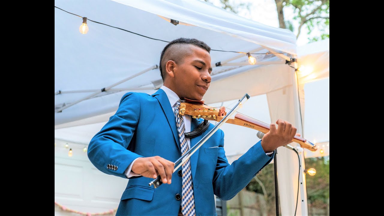 You Are The Reason - Calum Scott- wedding reception violin cover Tyler ...