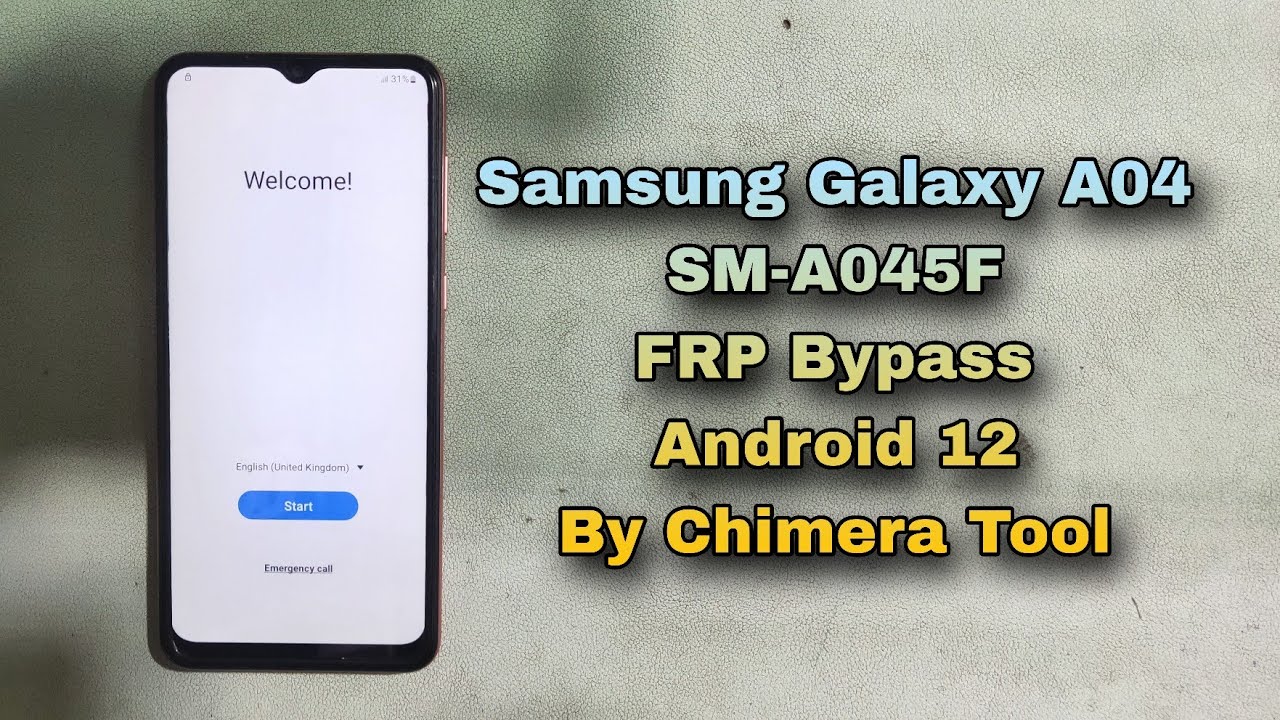 Samsung A04 FRP Bypass By Chimera Tool Galaxy SM-A045F Android 12 13 Easy Method - YouTube