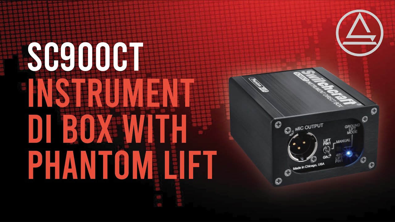 SC900CT Instrument DI Box w/ Phantom Lift - YouTube