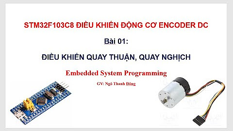 STM32 CONTROL ENCODER DC MOTOR - YouTube