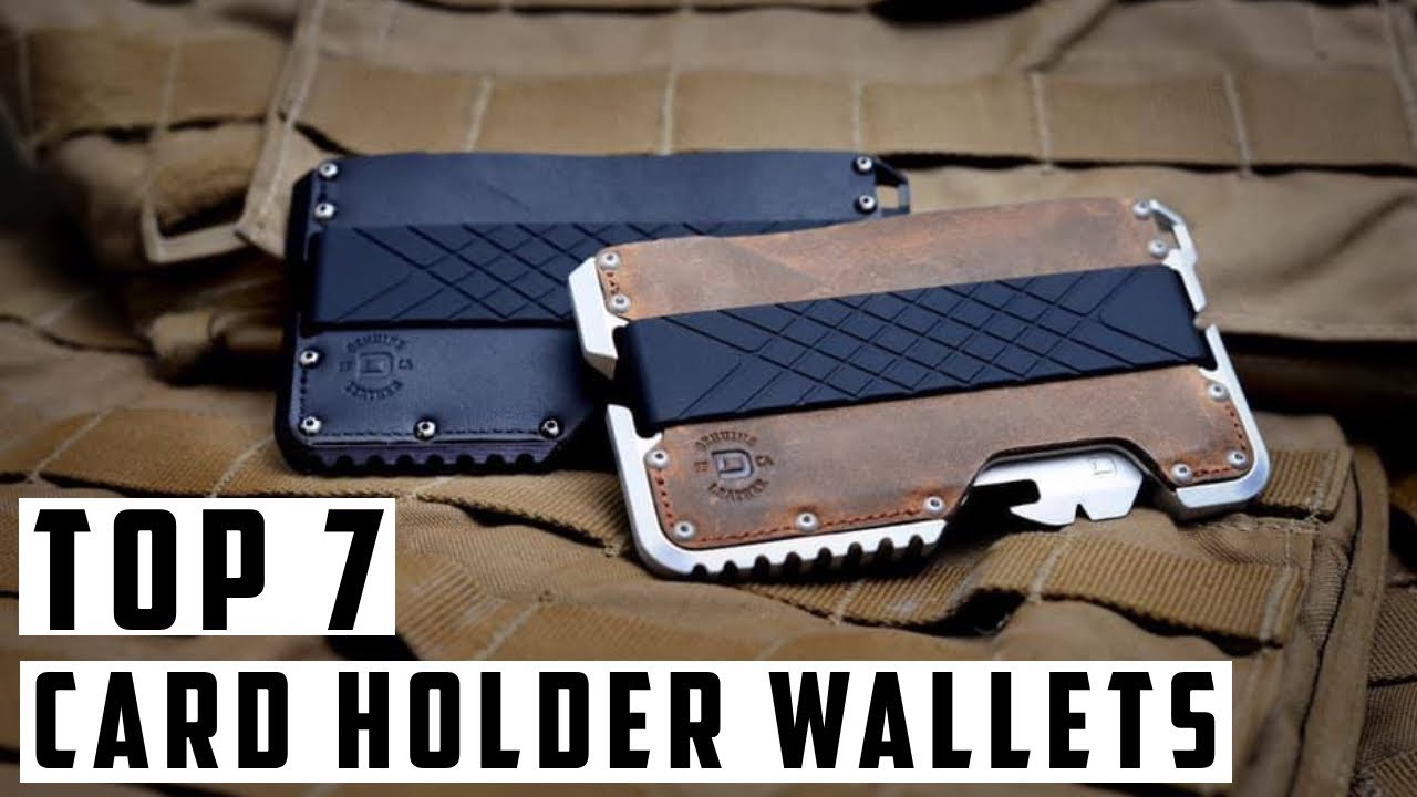 Top 7 Best Card Holder Wallets For Men 2024 - YouTube