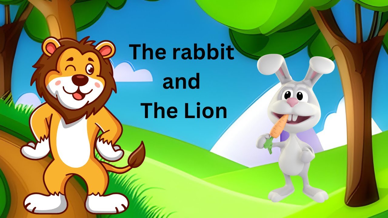 The Rabbit and the lion Moral story for kids @kidsstorytime1422 - YouTube