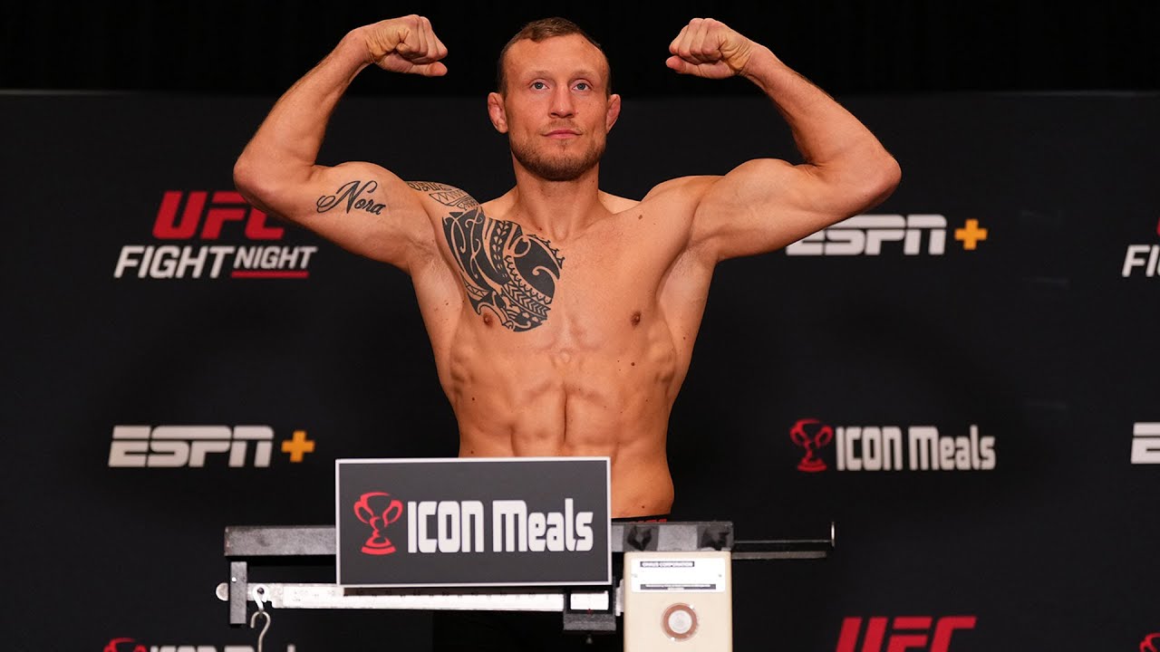 Hermansson vs Pyfer Fighter Weigh-Ins | UFC Vegas 86 - YouTube