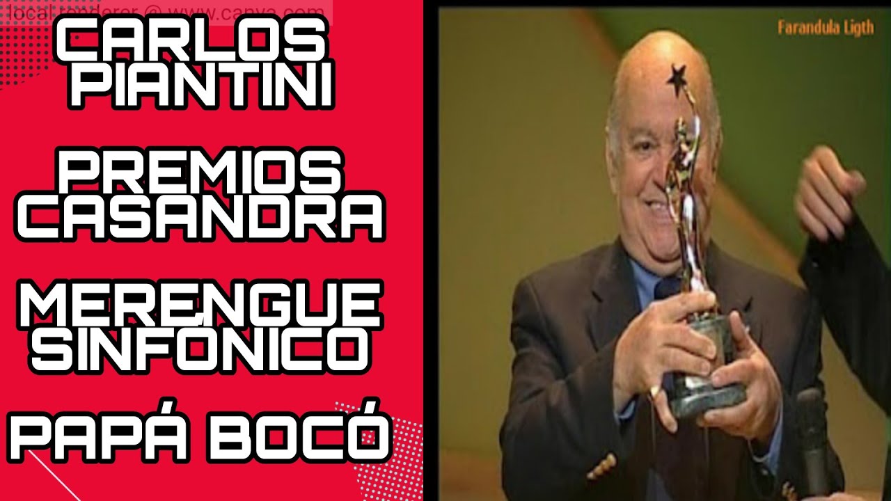 CARLOS PIANTINI - MERENGUE CLASICO SINFÓNICO PAPÁ BOCÓ - YouTube