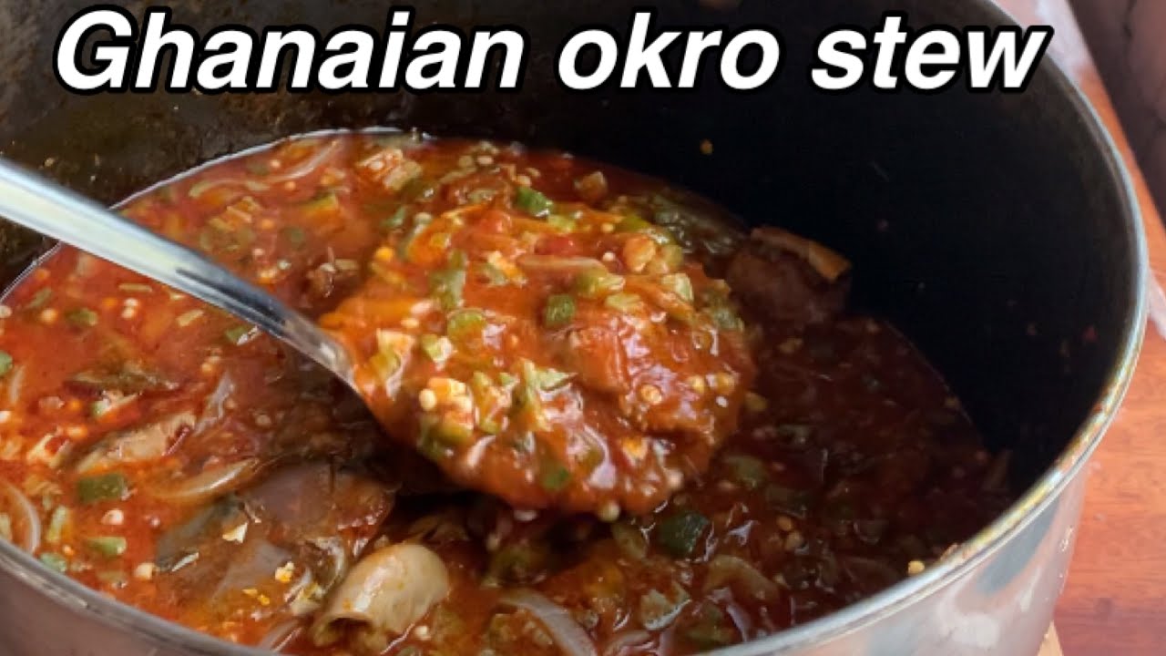 How to prepare the best okro stew in Ghana! (Simple step by step recipe ...