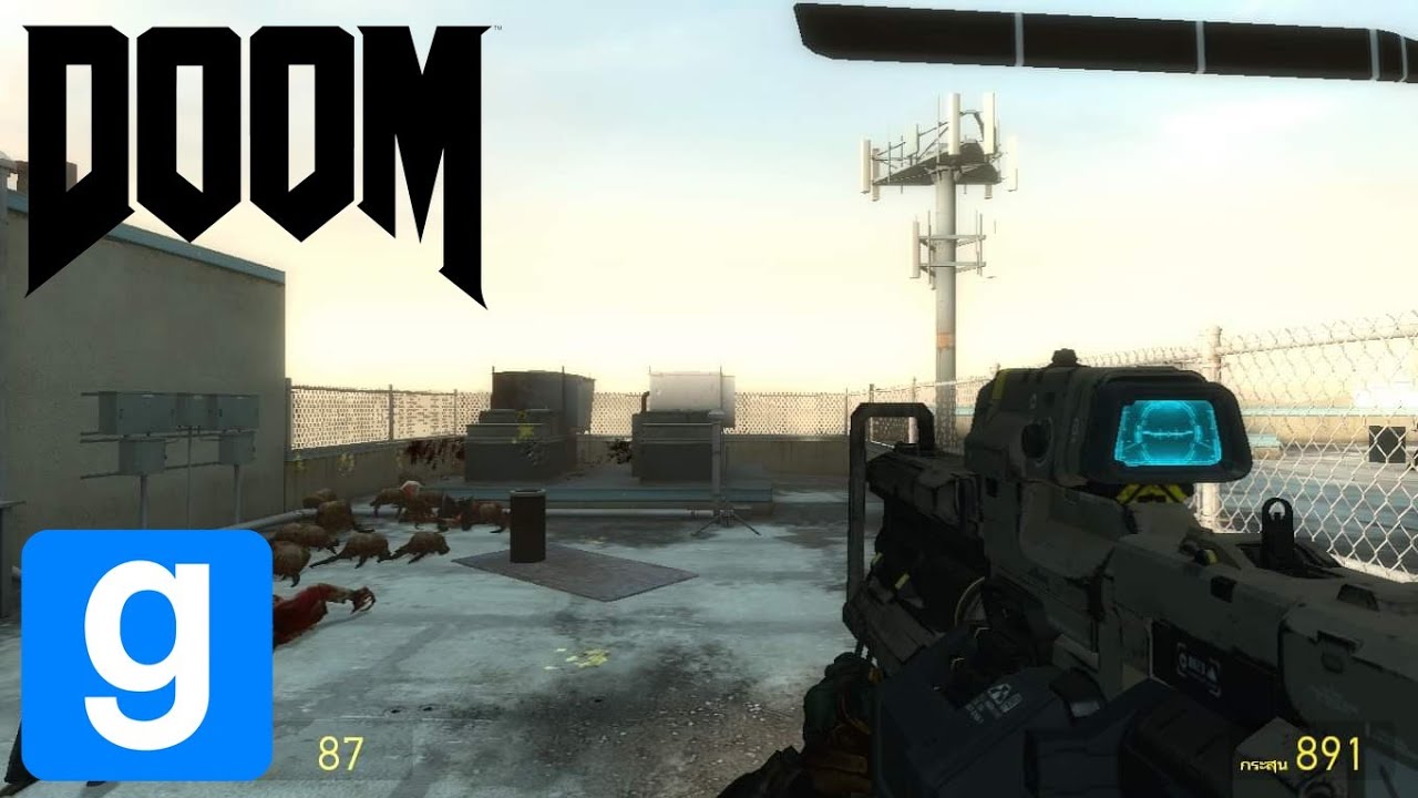 Garry's Mod Doom 2016 Weapons/Weapons Mods showcase - YouTube