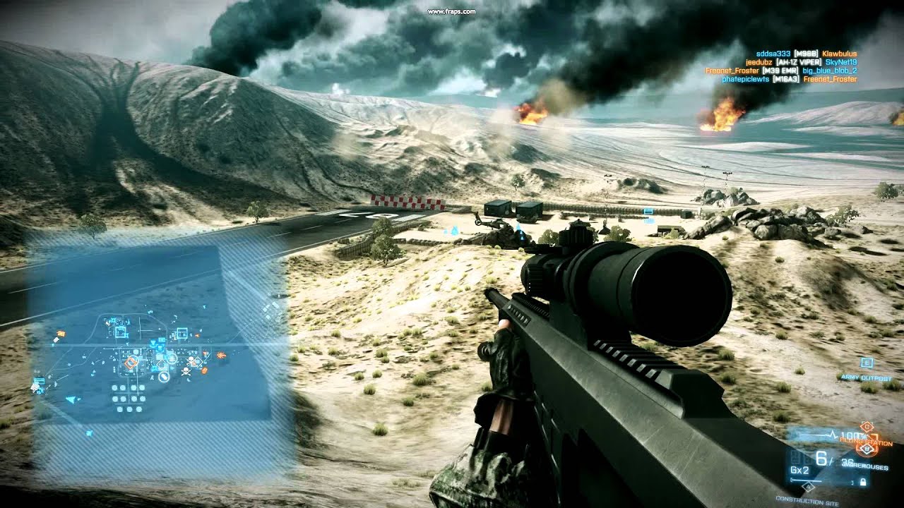 BF3 Short Draw Distance - YouTube