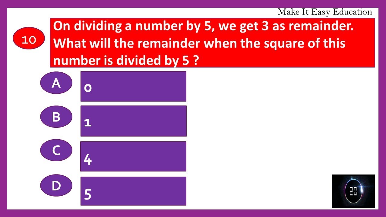 APTITUDE ON NUMBERS || TEST 3 || APTITUDE || PROBLEMS || USEFUL FOR ...