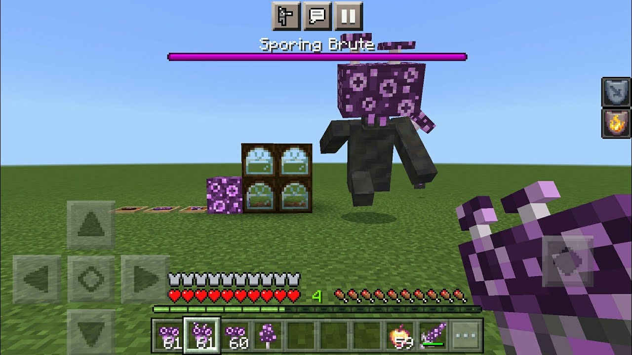 Spore Creatures and Mods ADDON in Minecraft PE - YouTube