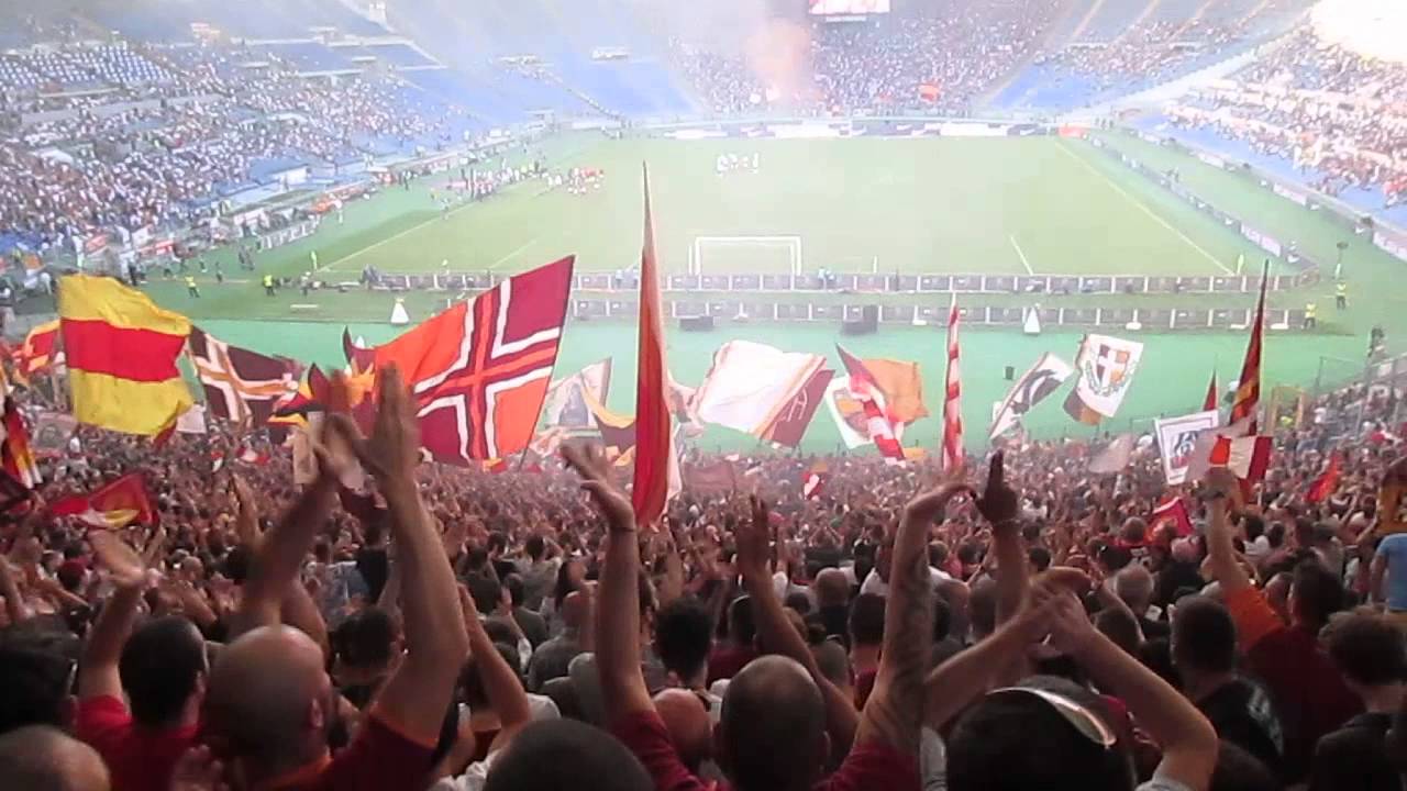 Roma Verona 2014/15 Inno Fedayn + Sei Fantastica - YouTube