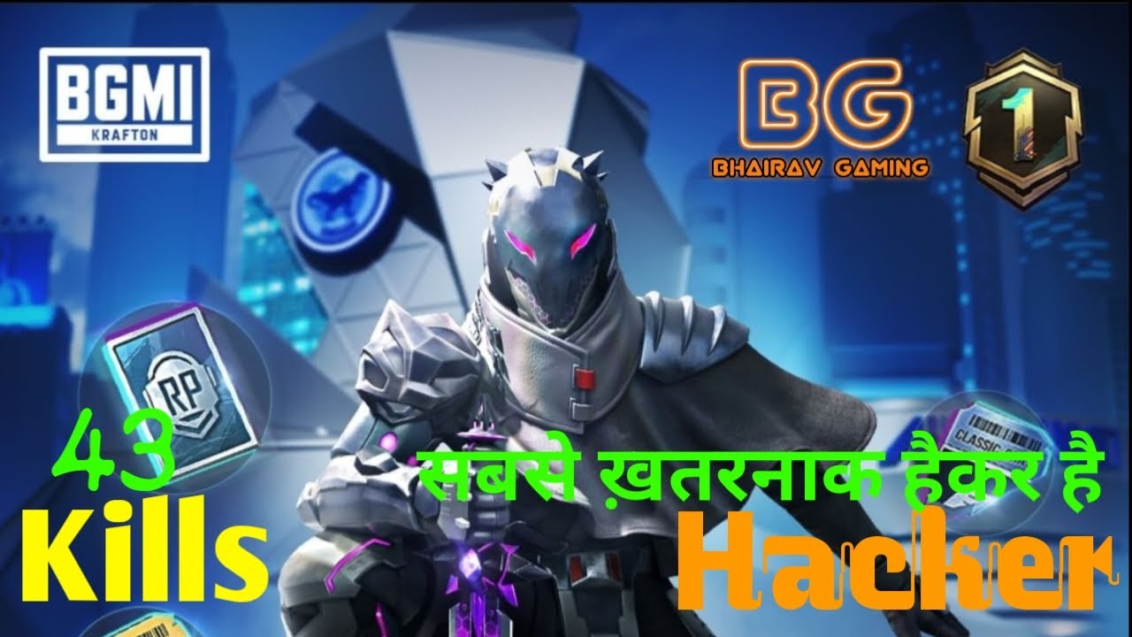 🤬OMG !! 43 KILLS GOD LEVEL HACKER | BGMI SOCKED HACKER GOD 🤬 | Bhairav Gaming | #bgmi # ...