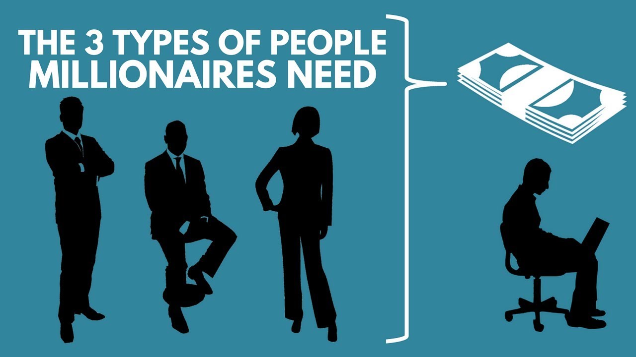 The 3 Types of People ALL Millionaires Need - YouTube