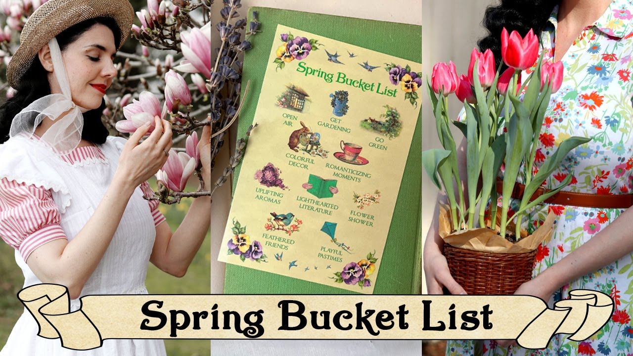 Cottagecore Spring Activities Bucket List🌷10 Ideas to Romanticize Life🌸 ...