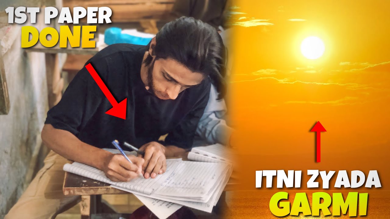 ITNI ZYADA GARMI MAIN PAPER 😡 | BACHE BEHOSH HO GAYE 😱 | 55C TEMP SE ...