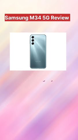 Samsung Galaxy M34 5g Review #shorts #samsungm34 #galaxym34 #samsungm34quicklook - YouTube