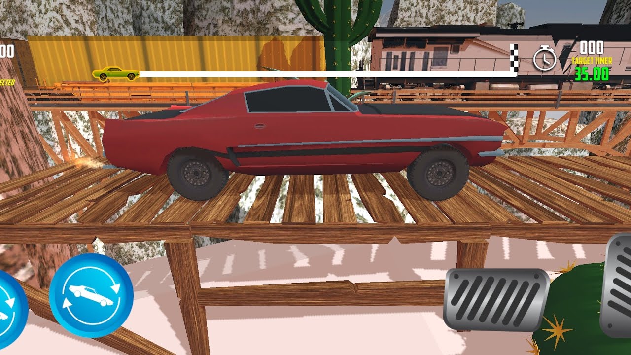 Rampage racing hill climber #1 ramp car game - YouTube