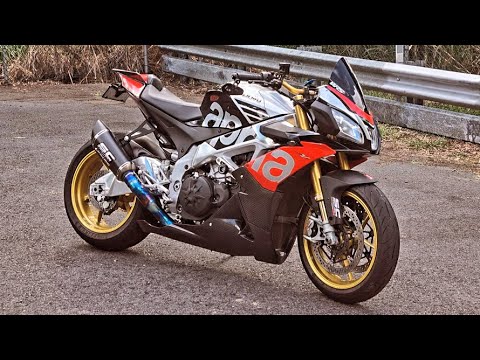 APRILIA TUONO V4 SC PROJECT SC1-R Exhaust System Sound (Walkaround ...