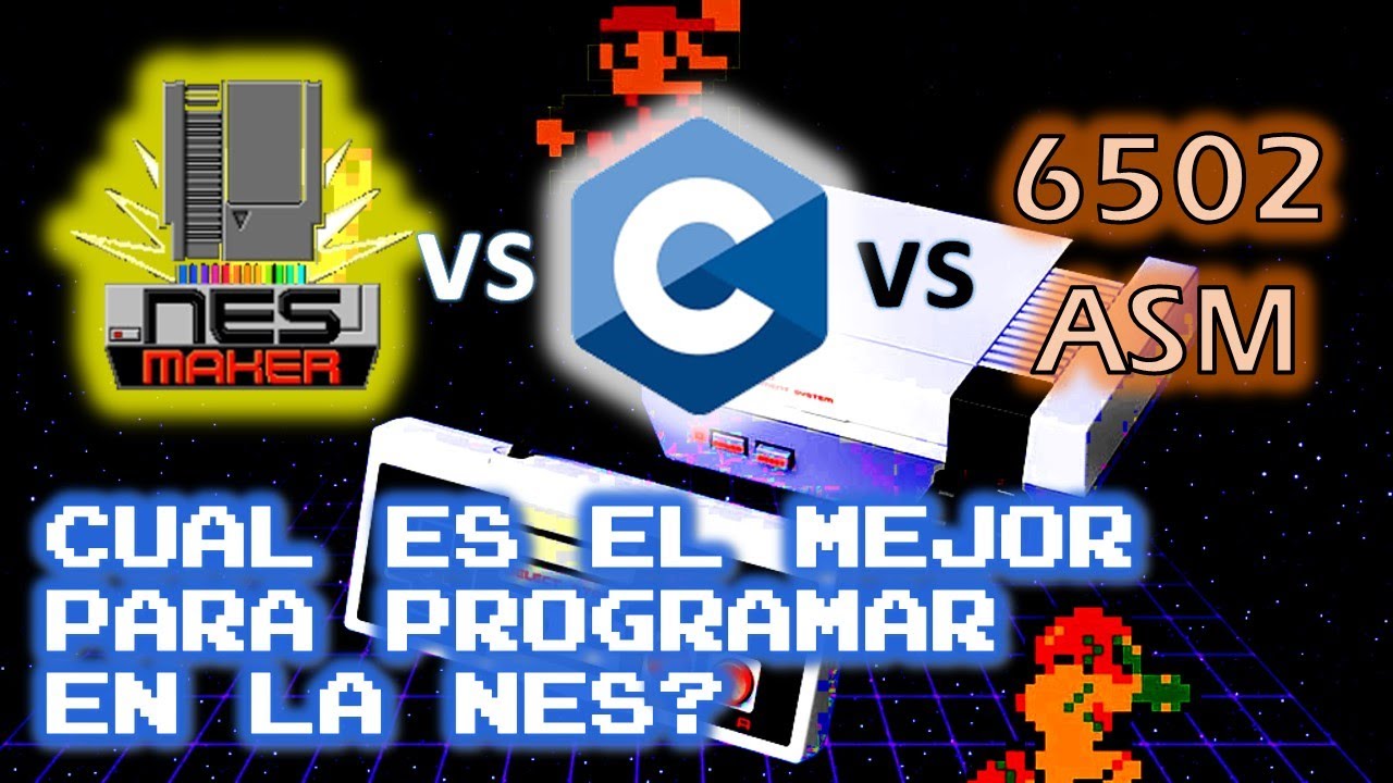 Comparación NES Maker, lenguaje C y Ensamblador para programar juegos ...