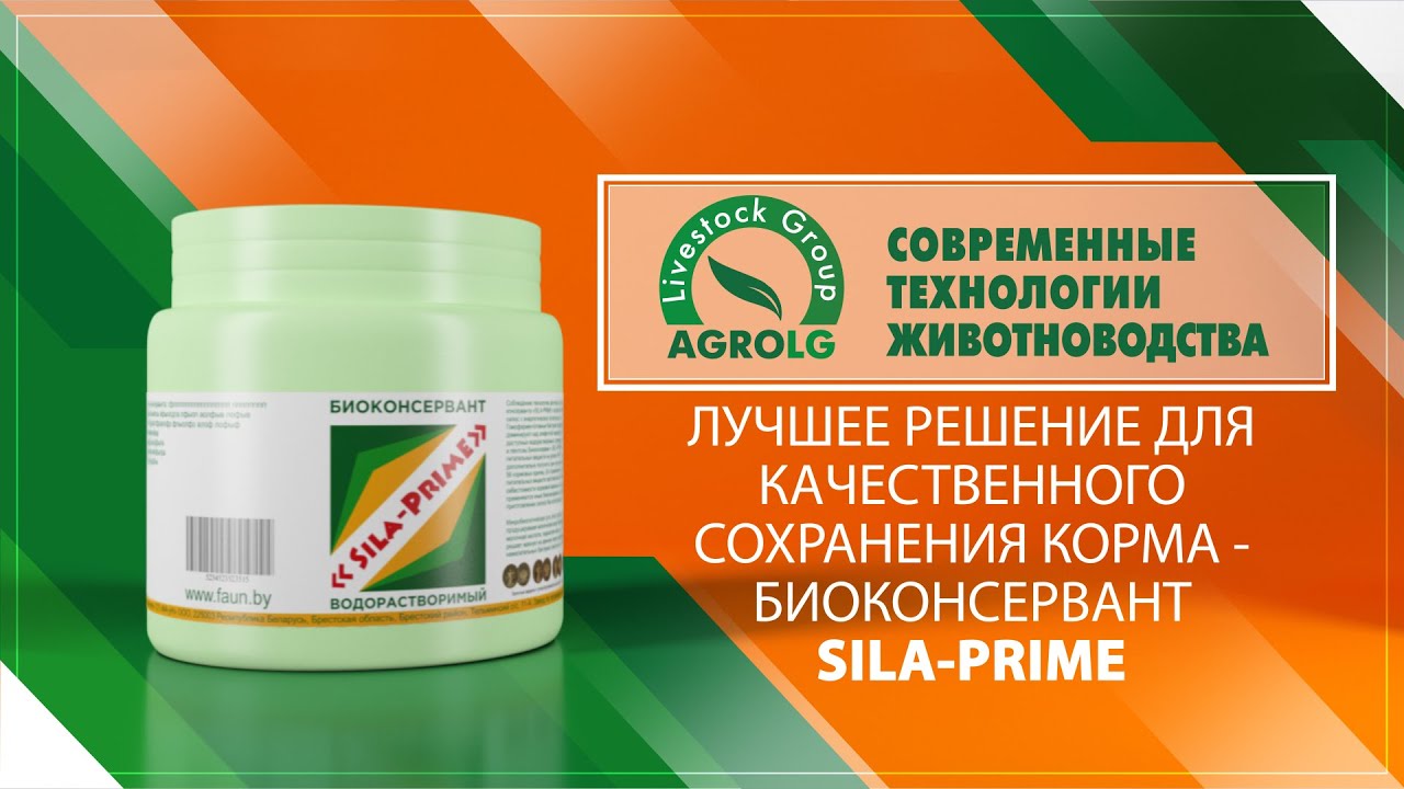 Консервант SILA-PRIME - YouTube