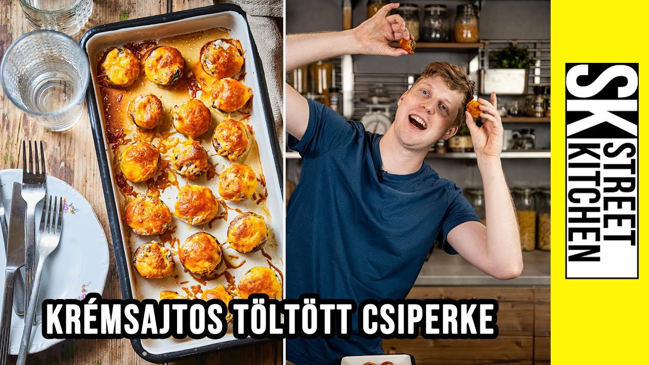 Ez a gomba BOMBA💣: krémsajtos töltött CSIPERKE 🍄🧀 - YouTube