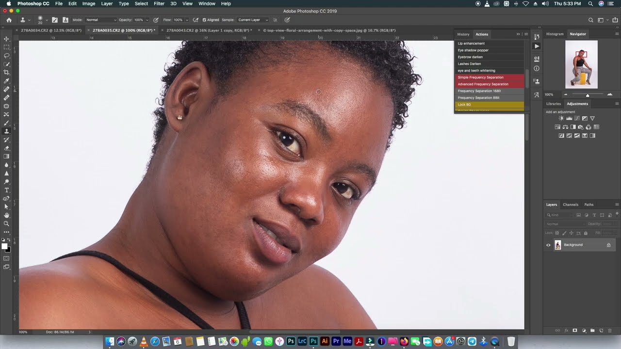 QUICK TUTORIAL TO FREQUENCY SEPARATION IN ADOBE PHOTOSHOP PART 2 - YouTube