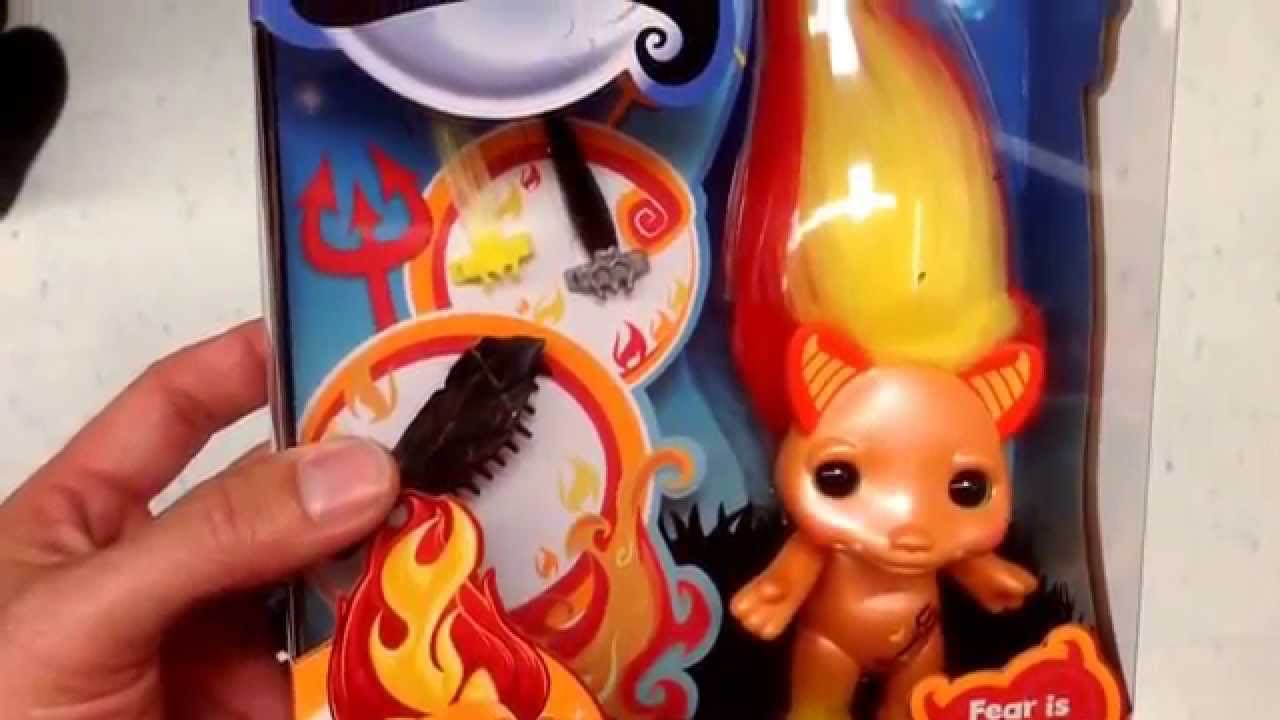 ZELFS " Lil' D - Firesprite Zelf" Troll Doll Toy Set / Toy Review - YouTube