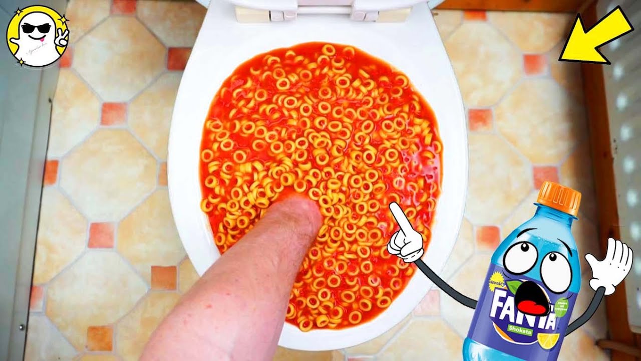 Will it Flush? Lots Of Spaghetti Hoops, Coca Cola, Fanta, Sprite and ...