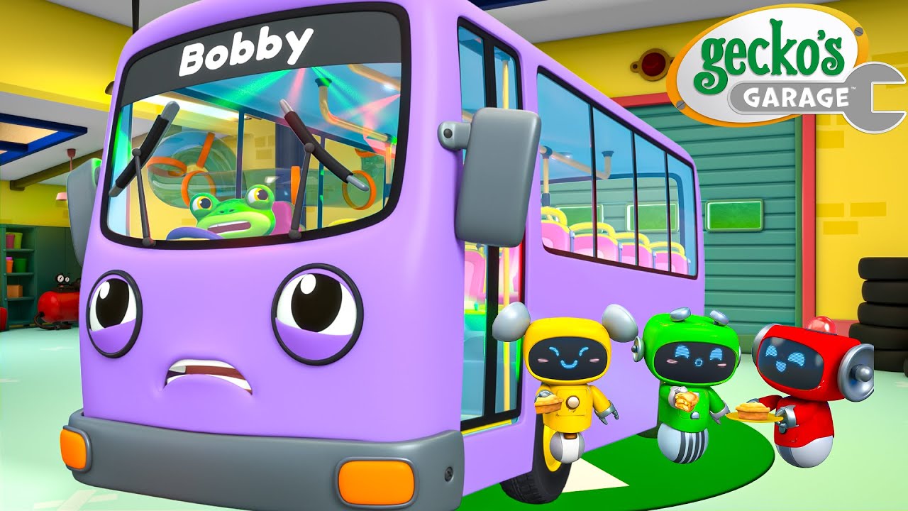 😣Gecko's Bus Boo Boo | Gecko's Garage | Cars & Truck Videos for Kids ...