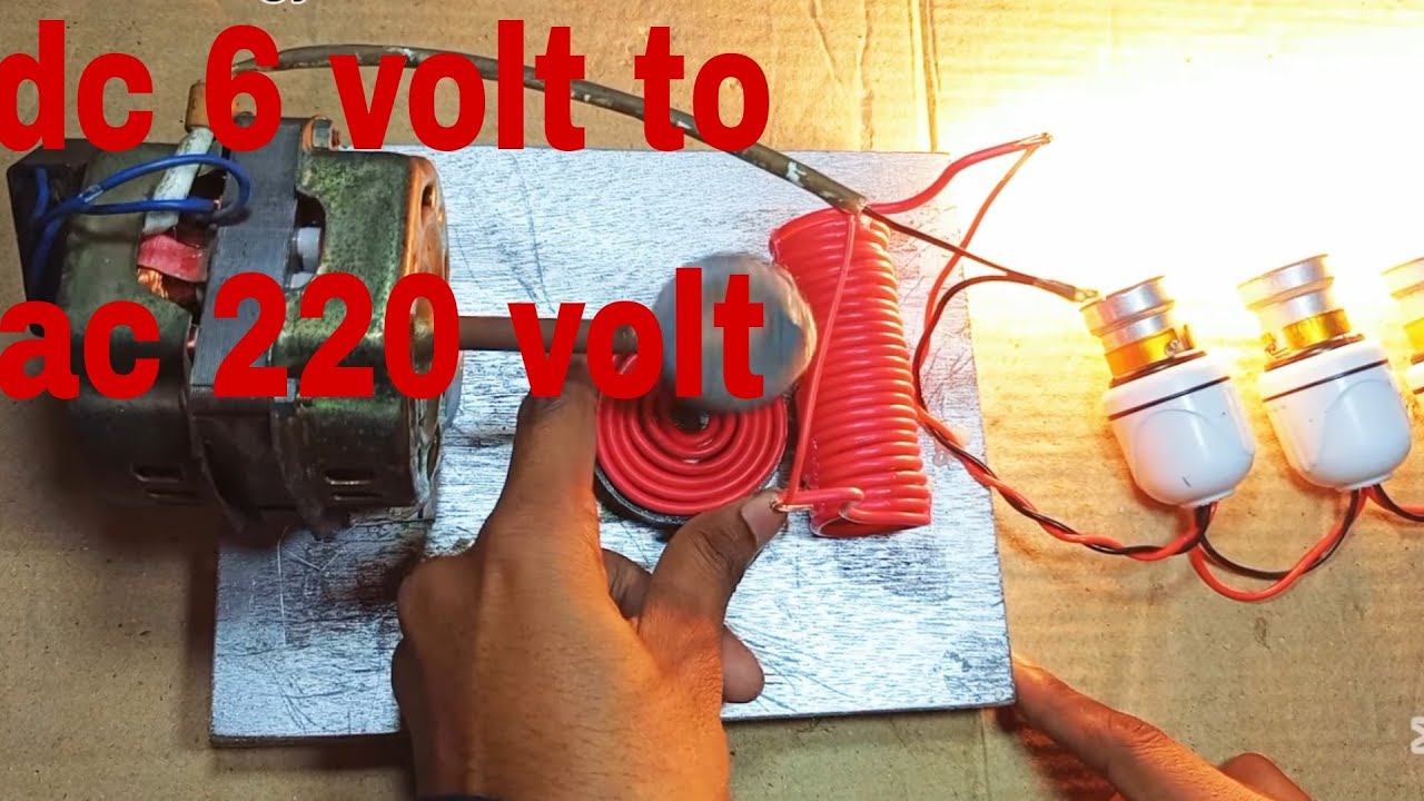 See how DC 6 volt comes out of AC 220 Volt Current - YouTube