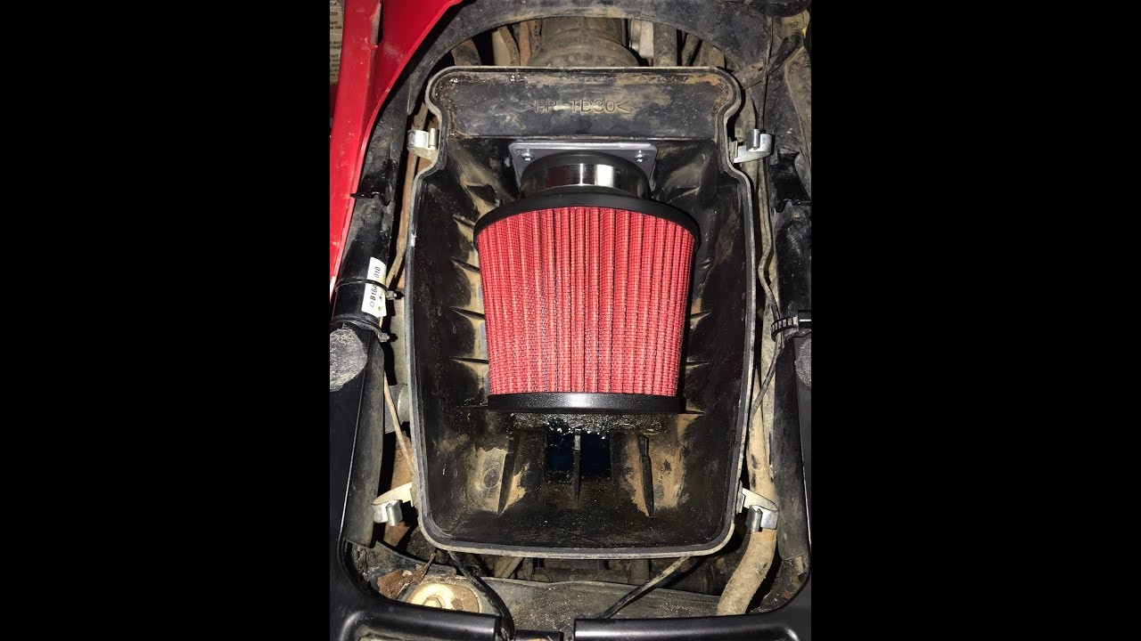 Kodiak 700 Air Box Mod - YouTube