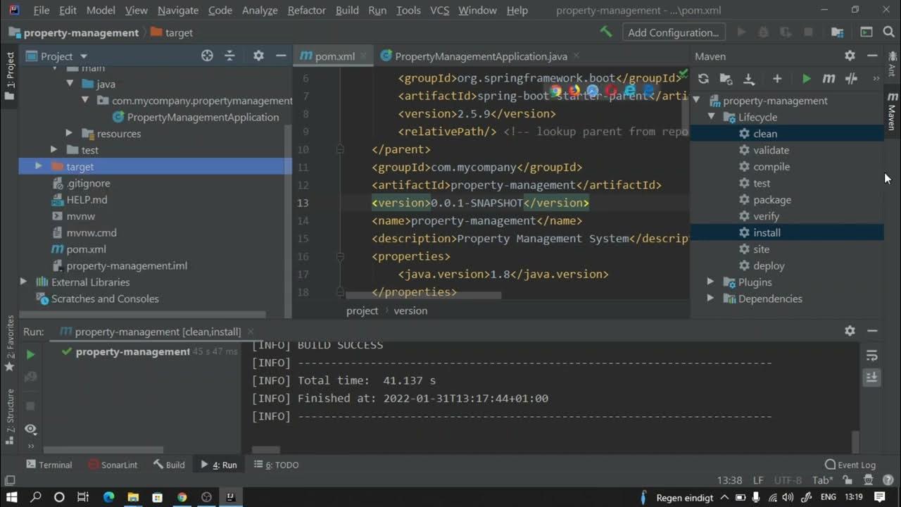 5.Walthrough of Springboot starter project files and folders. - YouTube