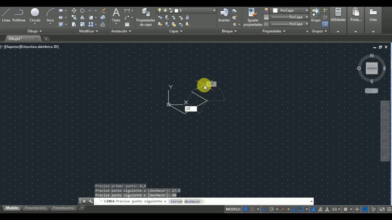 Como dibujar en isometrico con AutoCad - YouTube