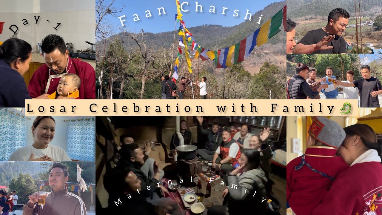 Losar celebration with family ️🐉|| Day 1, 2 and 3 of Losar Festival ...