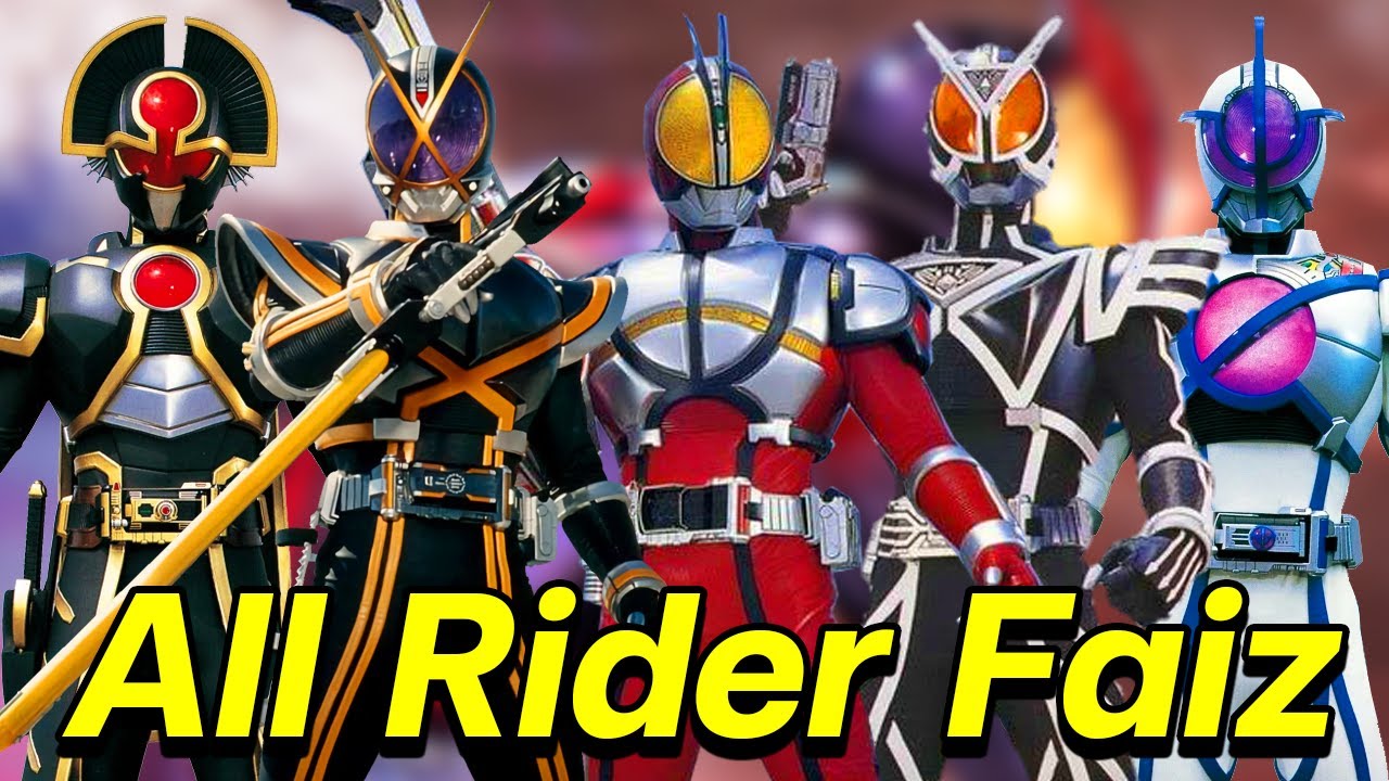 Kamen Rider Faiz - เจาะลึกไรเดอร์ทุกตัวในซีรีย์และเดอะมูฟวี่ ! - YouTube