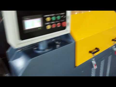 Sand paper grinding machine for stainless steel wire - YouTube