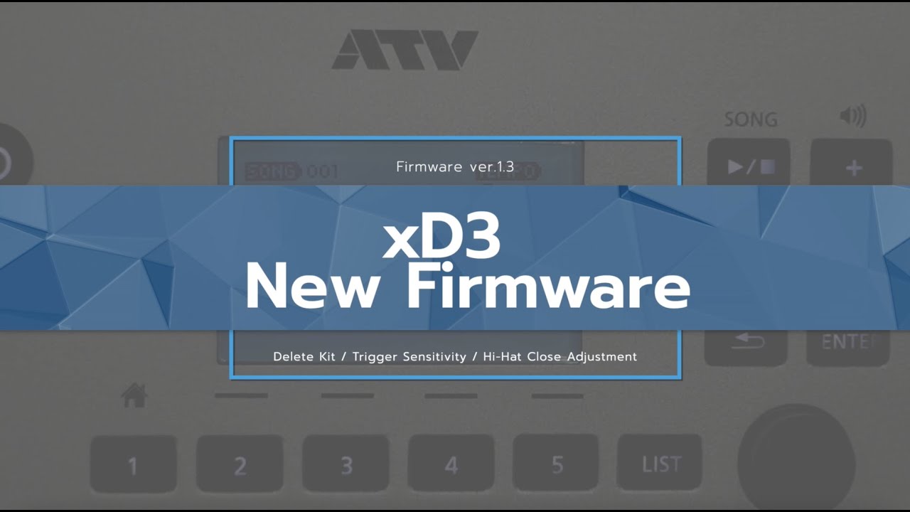 xD3 Firmware version 1.3 - YouTube